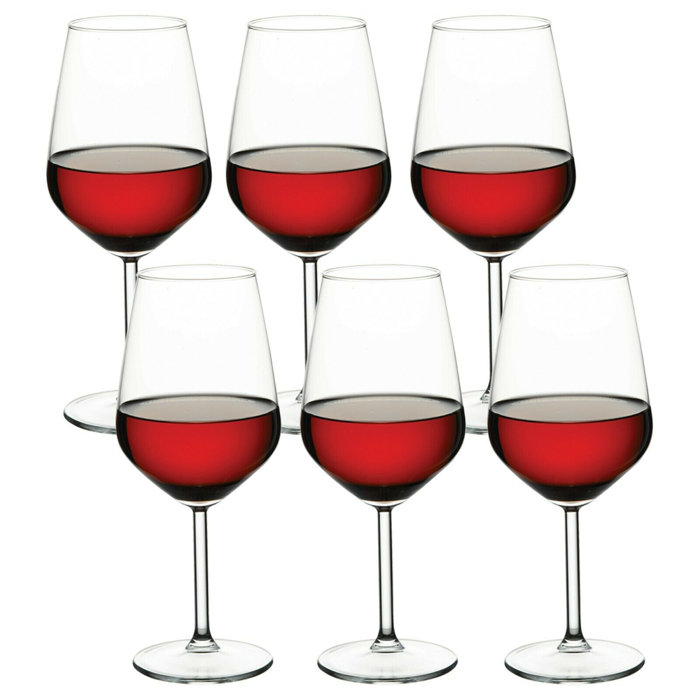 Pasabahce Allegra 490ml Red Wine Glass & Reviews | Wayfair.co.uk